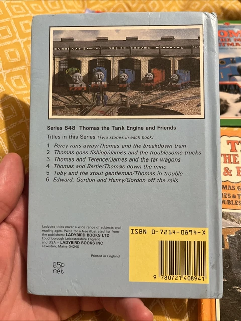 4 X LADYBIRD Egmont Thomas The Tank Engine Books - James Christmas ...