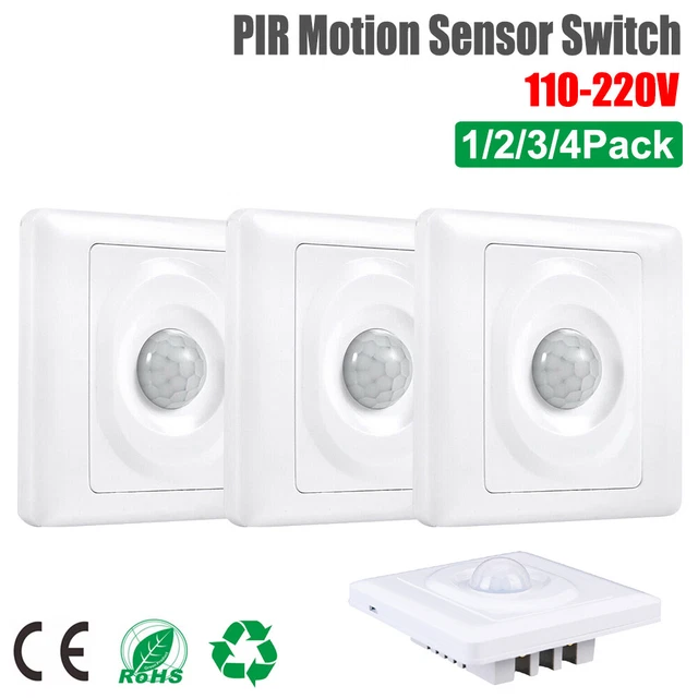 120 DEGREE RECESSED PIR Ceiling Occupancy Motion Sensor Detector Light ...