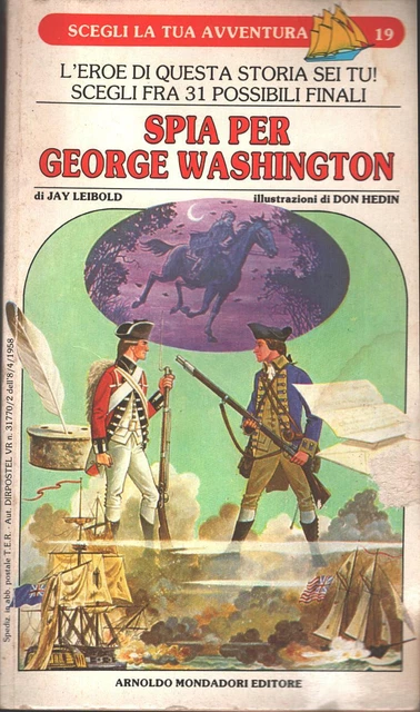 SPIA PER GEORGE Washington di Jay Leibold. Scegli la tua Avventura n ...
