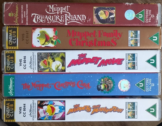 COLLECTION OF FIVE Muppet VHS Video Tapes Muppets £12.99 - PicClick UK
