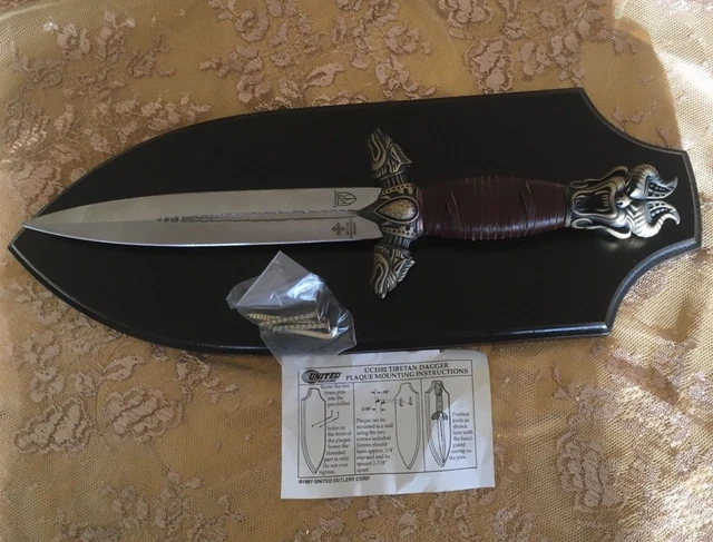 1997 SECOND EDITION UC1102 United Cutlery Tibetan Dagger Kit Rae Custom ...