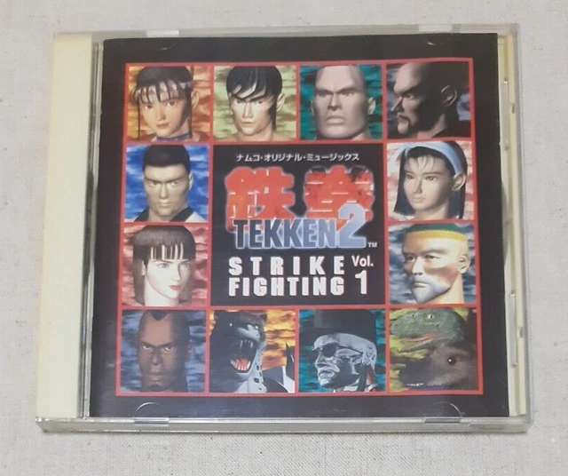TEKKEN 2 STRIKE FIGHTING Vol.1 Namco Original Music Game Music CD JP ...