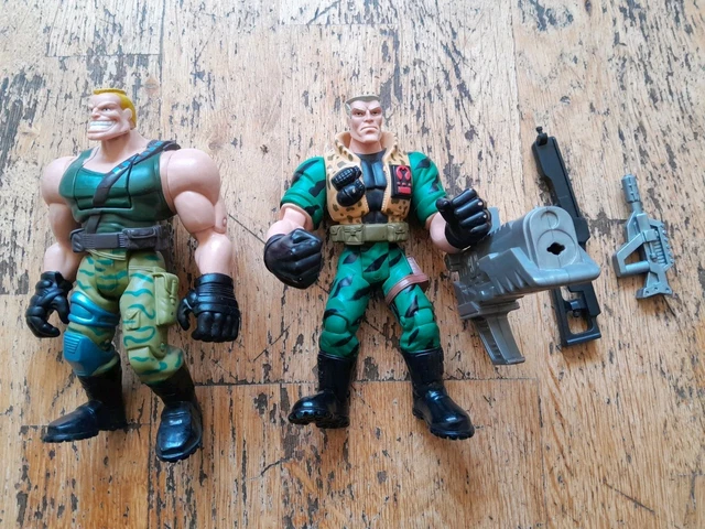 VINTAGE SMALL SOLDIERS Brick Bazooka & chip hazard Action Figures £31. ...