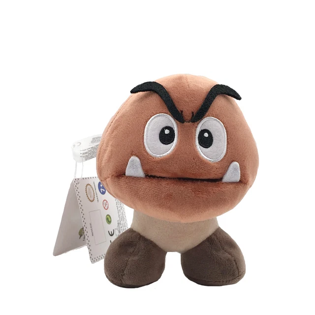 Super Mario All Star Collection Super Mario Bros Goomba Stuffed Plush