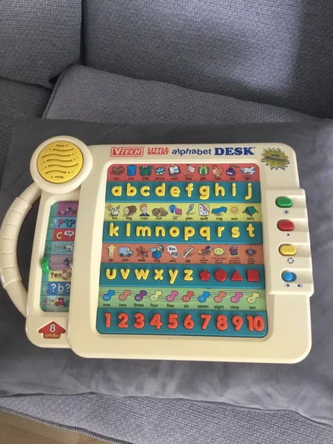 VINTAGE VTECH TALKING Little Smart Alphabet Desk Learning Rare Working ...