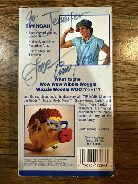 TIM NOAH IN Search Of The Wow Wow Wibble Woggle Wazzie Woodle Woo! VHS Rare 1985 £23.87 ...