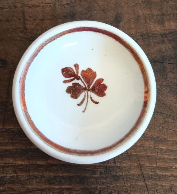 VTG ALFRED MEAKIN Royal Ironstone China Tea Leaf 3" Dish Trinket Bowl ...