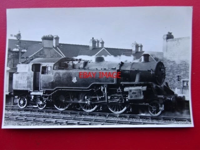 PHOTO BR Standard Class 4 Tank Class Loco No 80153 At Tonbridge 1957 £3 ...