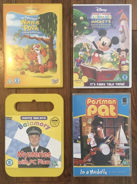 4 BUNDLE KIDS Dvds Cbeebies Balamory Mickey Mouse Ch Winnie The Pooh ...