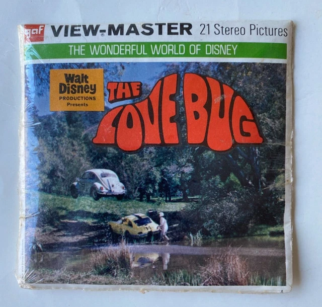 1968 DISNEY'S &THE Love Bug" GAF View-Master Pack Complete #B501 ...