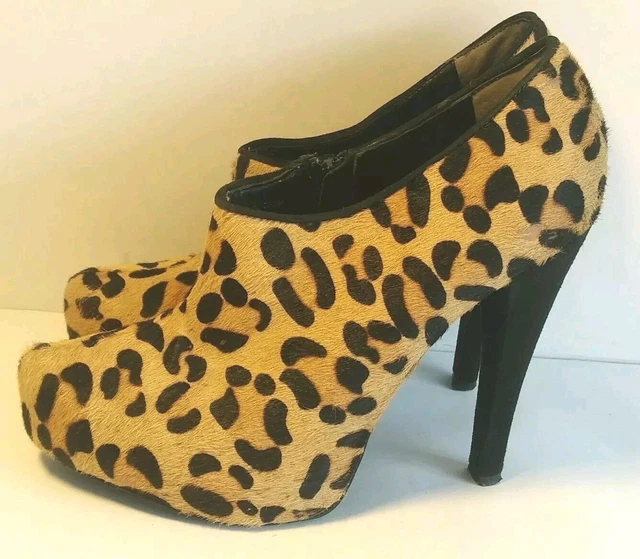 DUNE SIZE 5 Leopard Print Hide Shoe Boot. R6F02625A £22.99 - PicClick UK