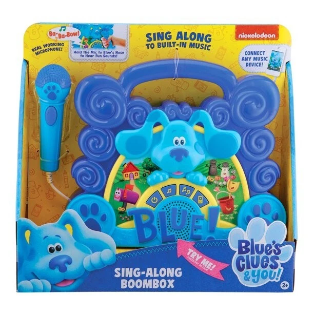 *NEW* NICKELODEON BLUES Clues & You Sing Along Boombox Kids Toy 3+ £37. ...