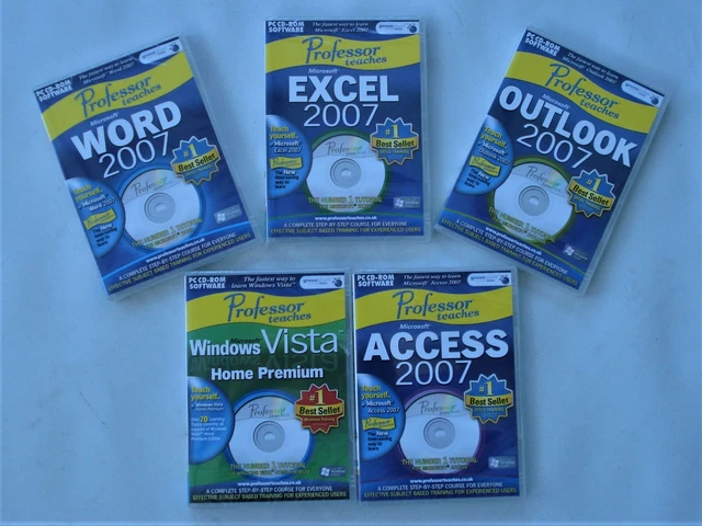 PROFESSEUR ENSEIGNE WINDOWS Vista, Word, Excel, Accès Et Perspectives ...