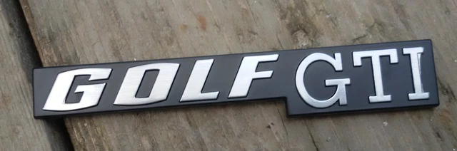VW GOLF 1 MK1 Gti Letras Logo Emblema Emblem NOS Origine Genuine ...