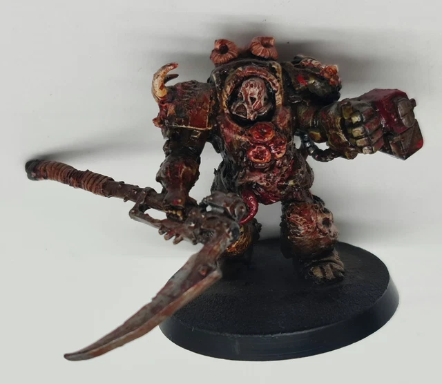 TERMINATOR CHAMPION DEATH Guard Nurgle Chaos Space Marines Warhammer ...