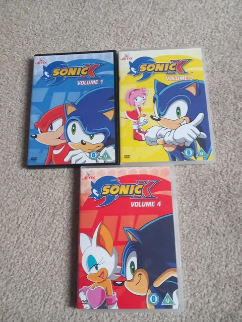 SONIC X: VOLUMES 1, 3 & 4 DVDs Sonic The Hedgehog £16.31 - PicClick UK