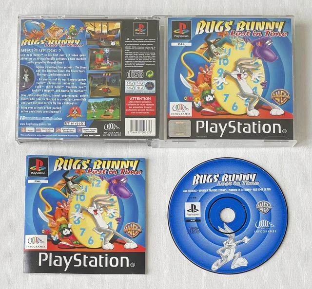 BUGS BUNNY LOST In Time PAL PlayStation PS1 gioco in scatola e completo ...