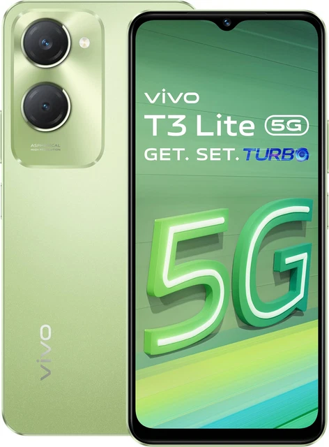 VIVO T3 LITE 5G (Green 128 Go 6 Go)6,56" Dimensity 6300 50MP+2MP Global ...