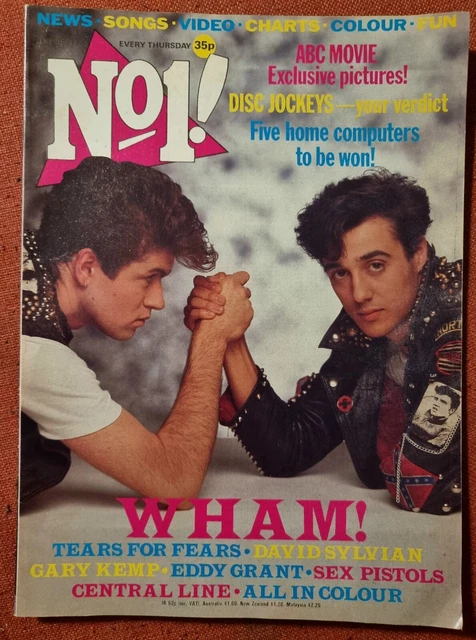 WHAM GEORGE MICHAEL magazine NUMBER ONE No.1 1983 EUR 29,99 - PicClick FR