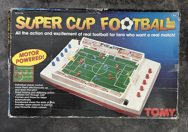 TOMY SUPER CUP Football Electronic Soccer Game Boxed - Working £49.95 ...