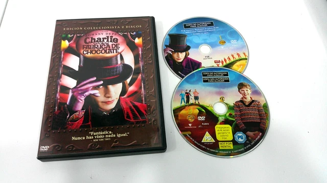 CHARLIE AND THE Chocolate Factory DVD Johnny Depp Freddie Highmore ...
