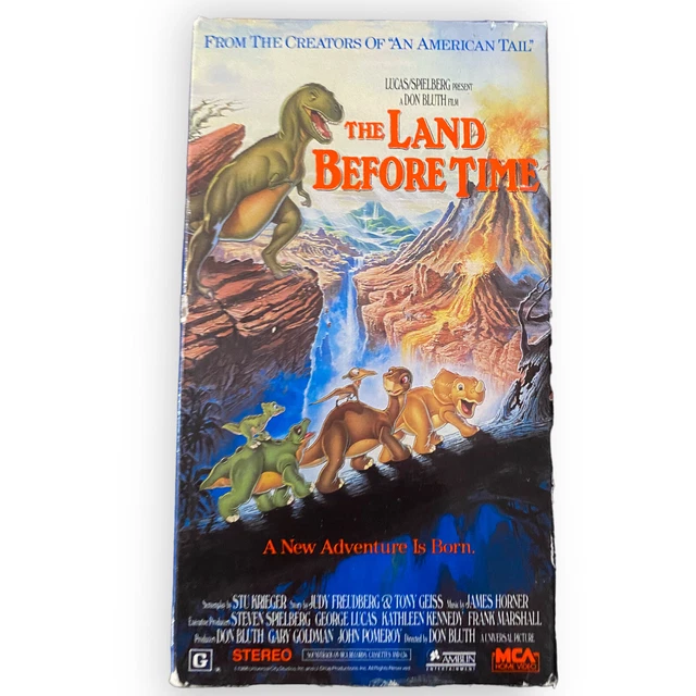 THE LAND BEFORE Time VHS - Don Bluth - Classic Animation Film £3.76 ...