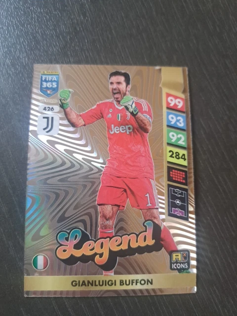 PANINI ADRENALYN FIFA 365 2025 Legend - Gianluigi Buffon 426 TOP EUR 1 ...