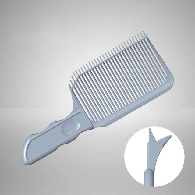 HAIR CUTTING POSITIONING Comb Professional Barber Clipper Flat Top Comb ...