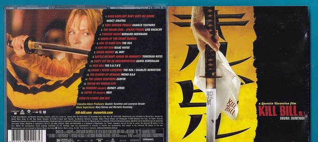 KILL BILL VOL.1 soundtrack cd album- Nancy Sinatra, Isaac Hayes, Quincy ...