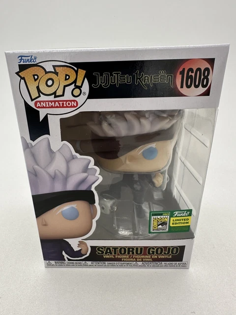 SDCC 2024 FUNKO POP! Satoru Gojo Jujutsu Kaisen #1608 Adesivo Ufficiale ...