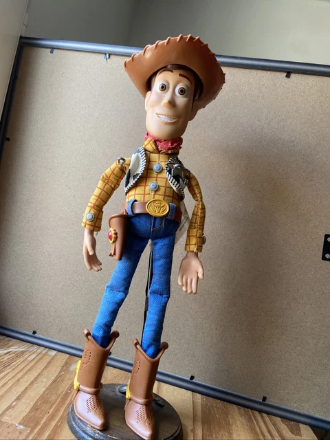 DISNEY PIXAR WOODY Toy Story Talking Doll Pull String 14” Mattel EUR 24 ...