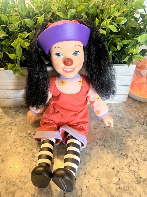 Vintage 1996 The Big Comfy Couch Playmates Loonette The Clown 19 Rag Vinyl Doll 7628