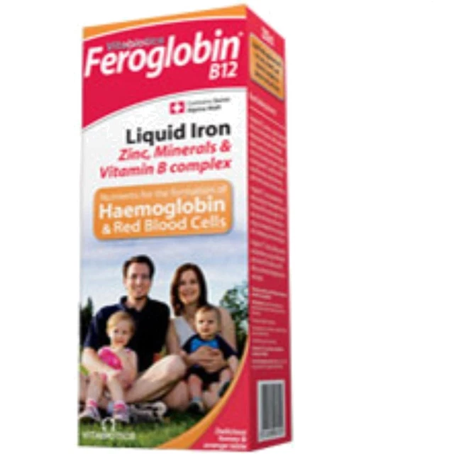 FEROGLOBEN B12 LIQUID 500ml - Family Value Pack for Daily Vitality and ...