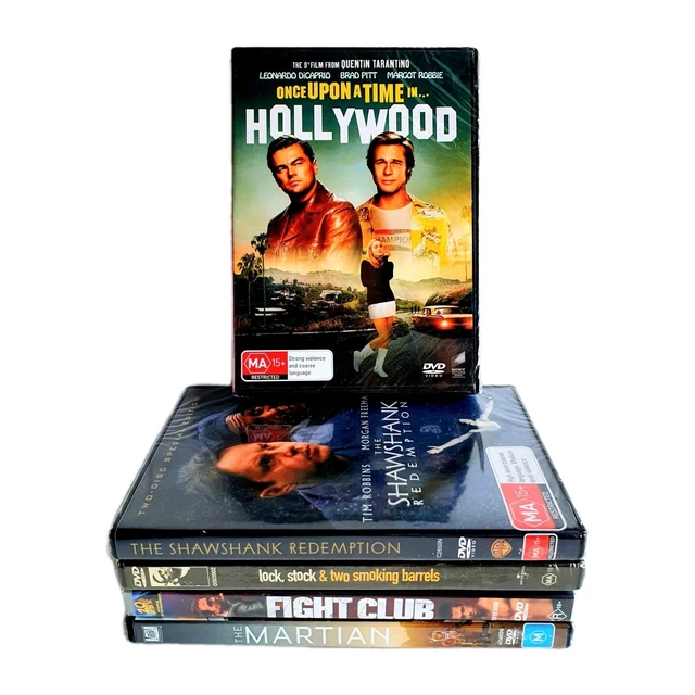 ONCE UPON A Time In Hollywood 5x DVD Gift set Bundle Martian Fight Club ...