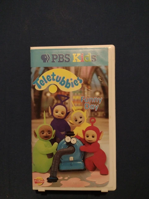 TELETUBBIES PBS KIDS VHS Funny Day Clamshell 1999 WB Good Volume 5 $18. ...
