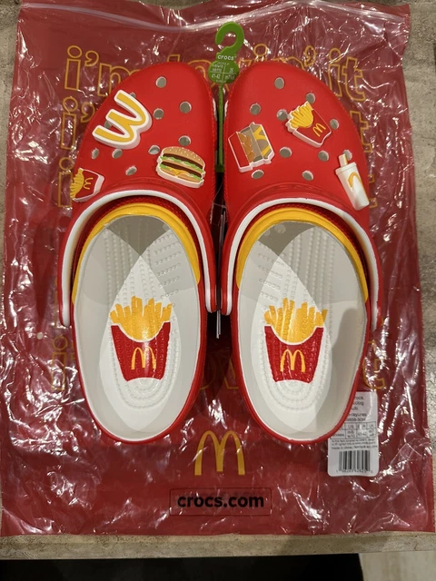 CROCS X MCDONALD’S Limited Edition Classic Clog Red | UK Size 7 | Brand New £70.00 - PicClick UK