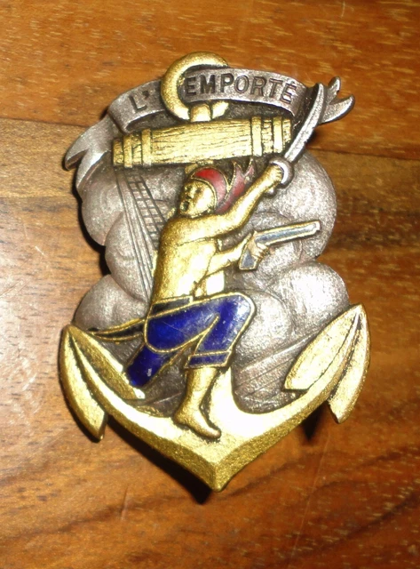 INSIGNE RARE 22 RIC Rgt Infanterie Coloniale Indochine Surcouf L ...