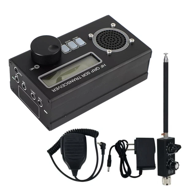 USDR/USDX HF QRP SDR Transceiver SSB/CW Transceiver 8-Band Radio W/ Mic ...