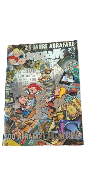 MOSAIK COMIC 300 Abrafaxe 25 Jahre Jubiläum Sonderheft Retro Deutsch ...
