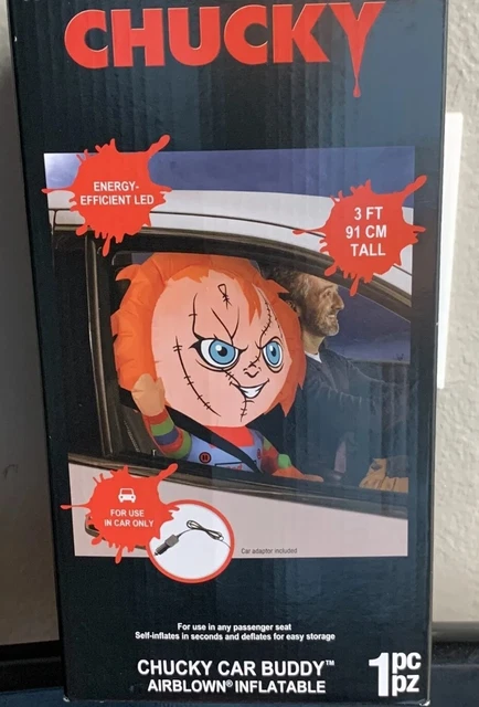 HALLOWEEN CHUCKY CAR Buddy Child’s Play Airblown Inflatable Gemmy NEW £ ...