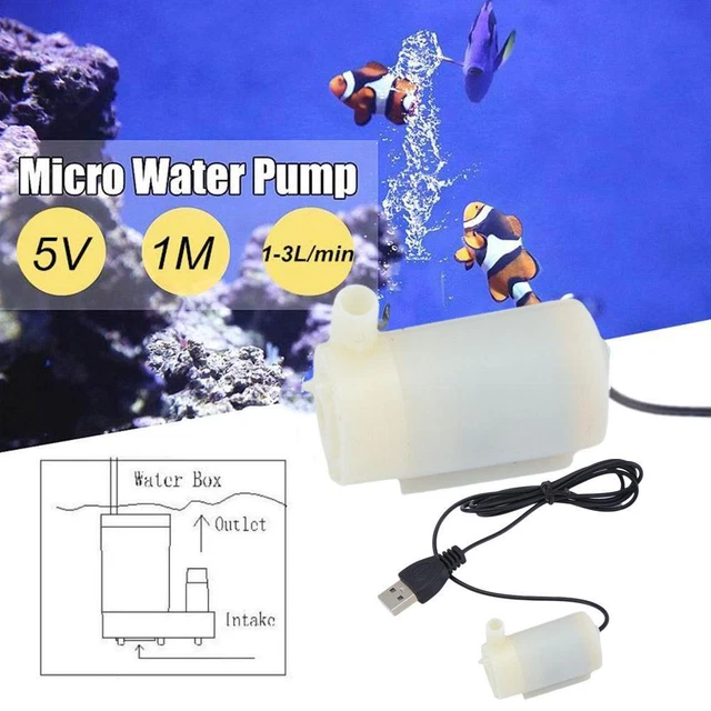 SUBMERSIBLE WATER PUMP Hydroponic Fish Tank Circulating Water Craft ...