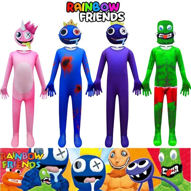 ROBLOX RAINBOW FRIENDS Cosplay Costume Kids Jumpsuit Halloween Fancy ...