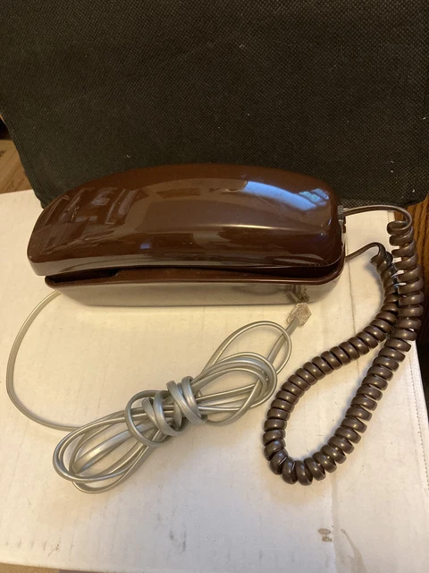 VTG. CONAIR PUSH button Phone Model TP200 Brown Trimline £14.16 ...