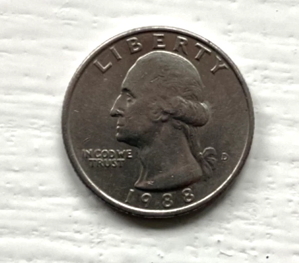 QUARTER DOLLAR LIBERTY 1988 USA D Mint UNC EUR 51,98 - PicClick DE