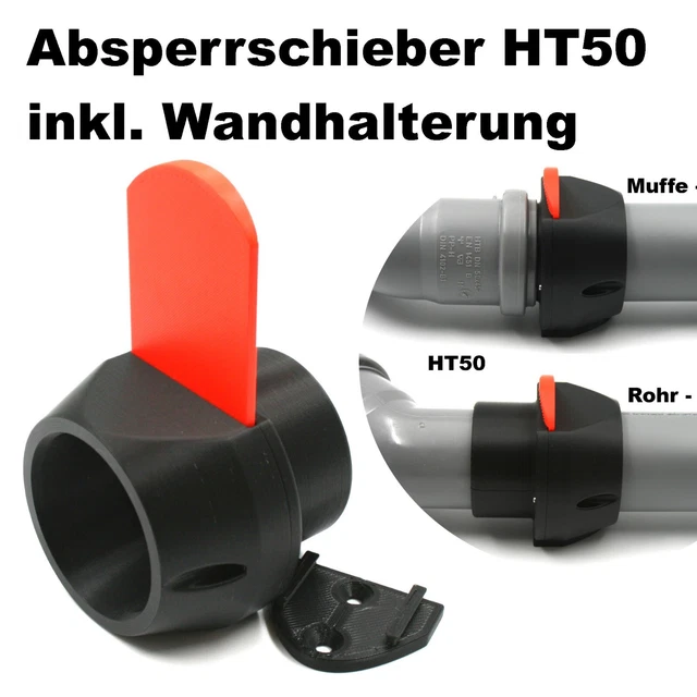 BLASTGATE DN50 ABSPERRSCHIEBER Sperrschieber Absauganlage HT50 ...