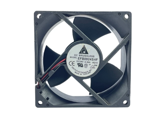 DELTA ELECTRONICS BRUSHLESS EFB0924SHF Inverter Server Fan 24VDC 0.38A ...