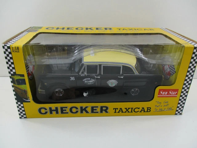 CHECKER A11 TAXI Dallas 1963 Sun Star 1/18 EUR 69,90 - PicClick IT
