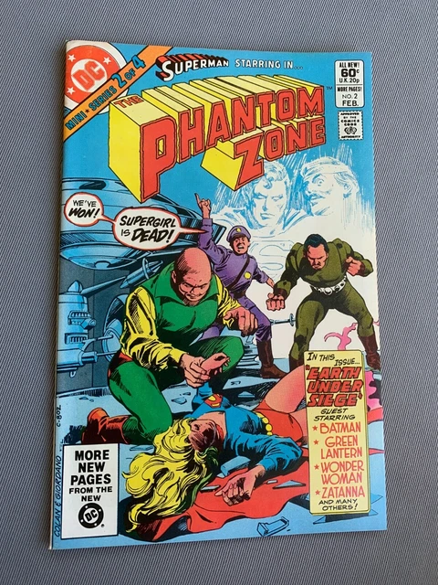 THE PHANTOM ZONE No 2 Starring Superman in EARTH UNDER SIEGE! B92 $9.99 ...