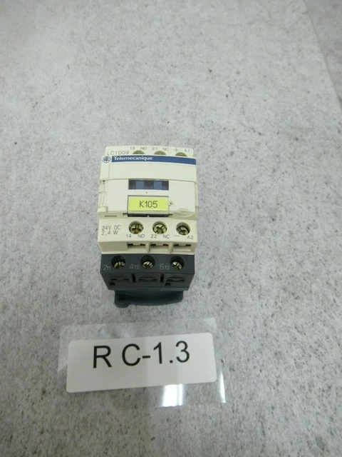 TELEMECANIQUE LC1D09BL TELERUTTORE 4kW Bobina 24V Dc + Telemecanique ...