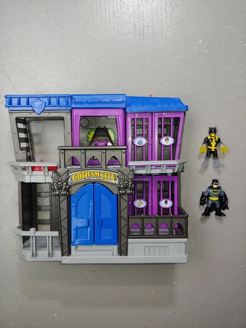 IMAGINEXT DC GOTHAM City Jail Batman Playset Fisher Price figures comic ...